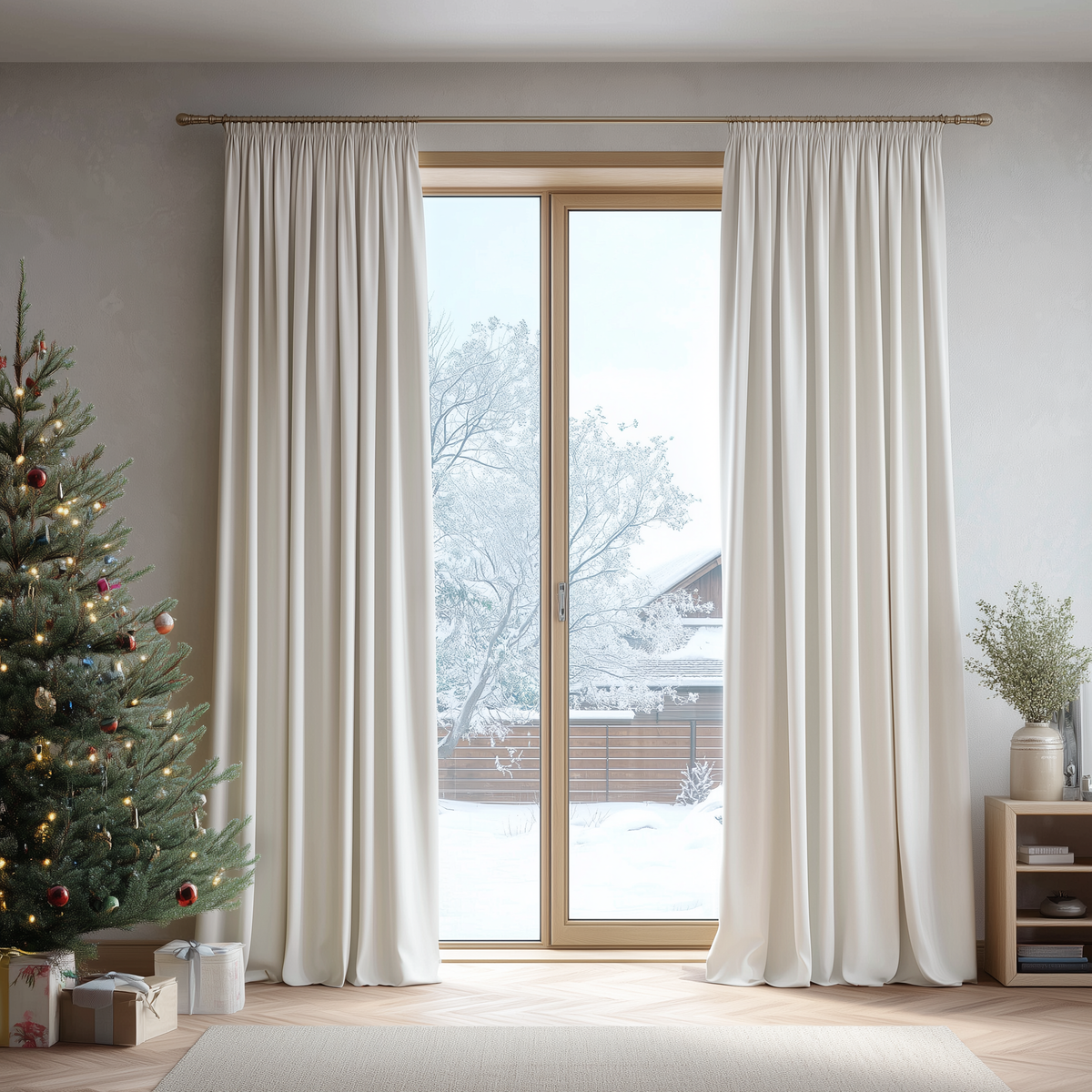White Velvet Curtain | North Curtain – CAN - North Curtain